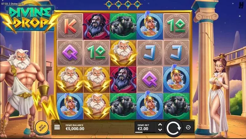 Divine Drop Real Slot Review - Hacksaw Gaming | SlotsBoard.com